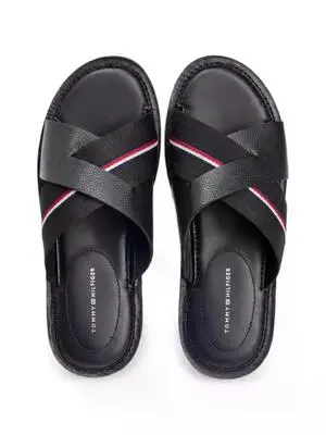 Tommy Hilfiger Criss-cross Leather Sandals