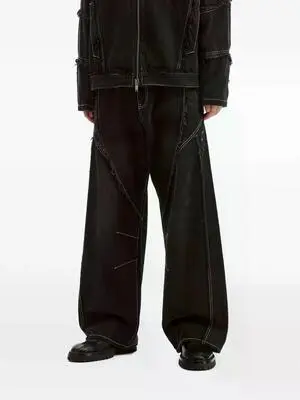 FIVE CM Raw-edge Panelled Jeans