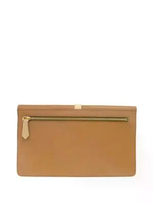 Fendi Leather Chameleon Bustina Envelope Clutch Bag