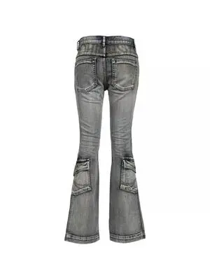 BOHEMSEO Washed Cargo Jeans