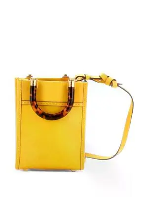Fendi Sunshine Shopper Tote Leather Mini Crossbody Bag