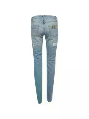 Elisabetta Franchi Distressed-details Jeans