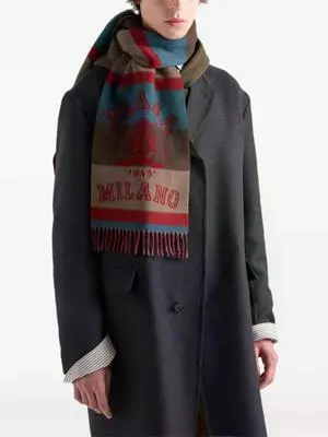 Prada Wool And Cashmere Scarf