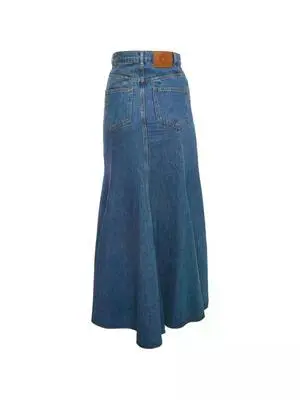 Maje Asymmetrical Midi Skirt