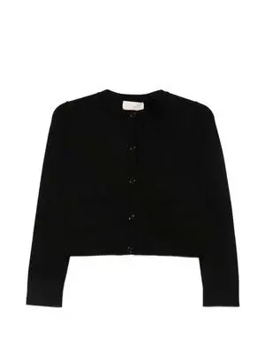 I BLUES Button-up Patch-pocket Cardigan