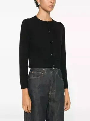 I BLUES Button-up Patch-pocket Cardigan