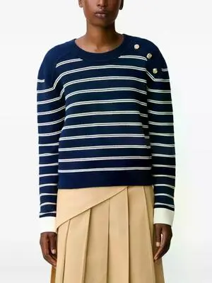 Claudie Pierlot Striped Wool Jumper