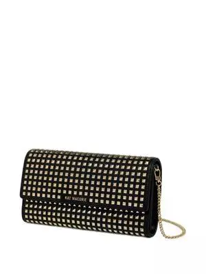 KAT MACONIE Victoria Studded Leather Clutch Bag