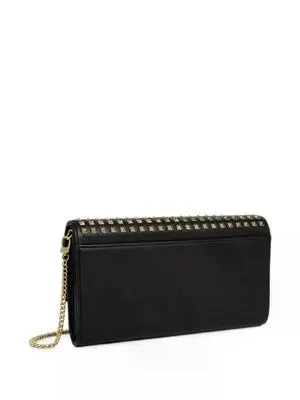 KAT MACONIE Victoria Studded Leather Clutch Bag