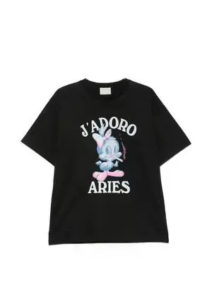 Aries Graphic-print T-shirt - Black