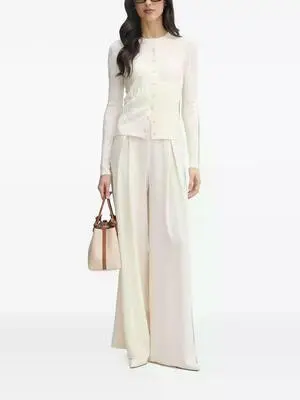 Sisley Textured-knit Button-up Cardigan