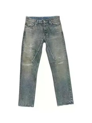 Rick Owens Krist Wash Distressed Jeans