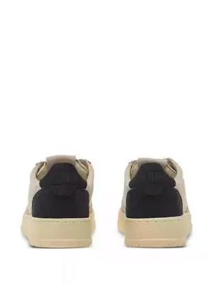 AUTRY Medalist Low Tricolor Sneakers In Suede Color White, Sand And Blue Space - Neutrals