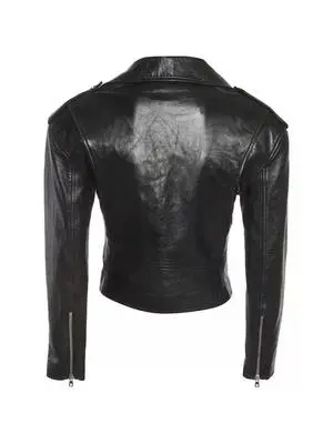 Sandro Zip-up Leather Jacket