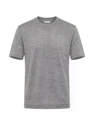 XACUS Crew-neck Wool T-shirt - Grey
