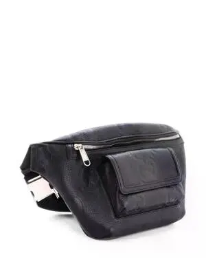 Gucci Front Pocket Jumbo Gg Embossed Leather Belt Bag