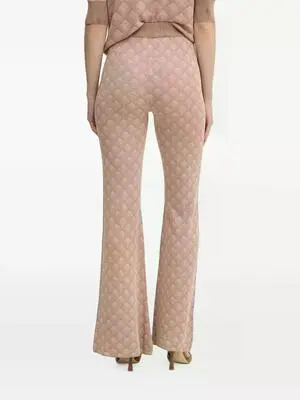 SILVIAN HEACH Aris Geometric-pattern Flared Trousers