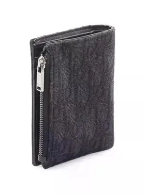 Dior 2010s Oblique Bi-fold Wallet - Black