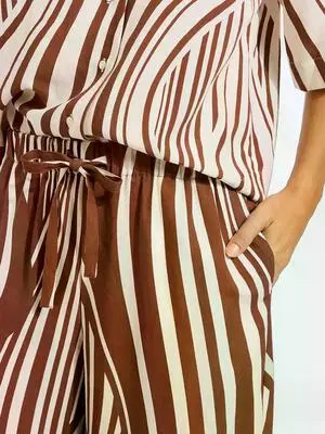 Seafolly Coastline Abstract-print Drawstring Trousers