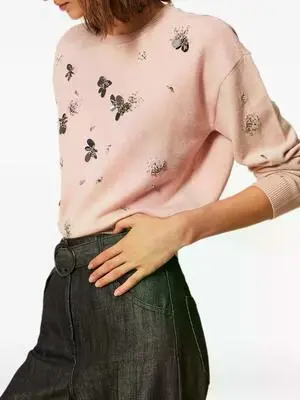 TWINSET Crewneck Jumper With Embroidery
