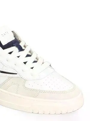 D.a.t.e. Torneo Pure Panelled Leather Sneakers - White