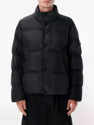 Stone Island 4100037 Crinkle Reps Ny Jacket - Black