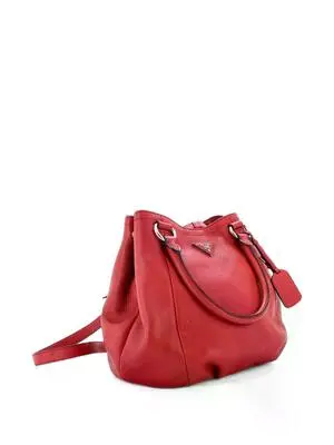 Prada Convertible Shopping Tote Vitello Daino Small Shoulder Bag