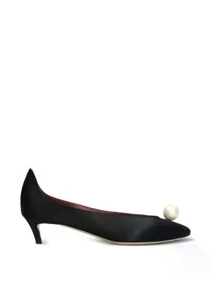 Magda Butrym Pearl-embellished Pointed-toe Pumps