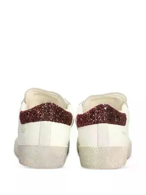AMA-BRAND Glitter-panel Metallic-trim Sneakers