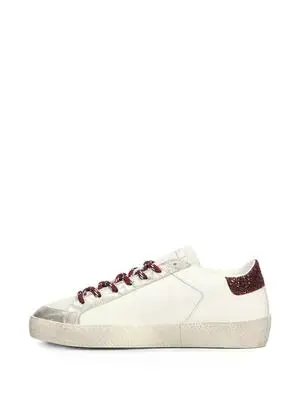AMA-BRAND Glitter-panel Metallic-trim Sneakers