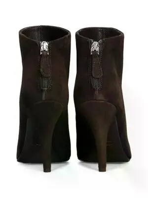 CHANTAL Pointed-toe Suede Ankle Boots