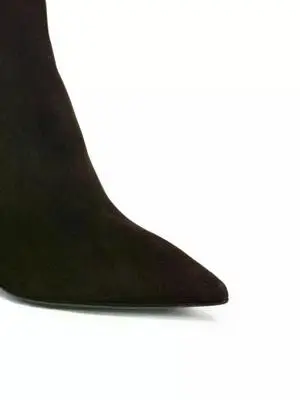 CHANTAL Pointed-toe Suede Ankle Boots