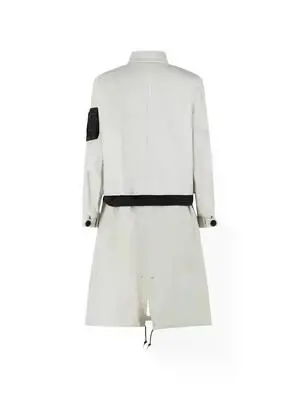 Sacai Layered Drawstring Wool Coat