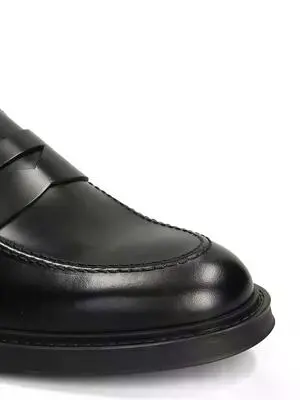 GREEN GEORGE Leather Penny Loafers