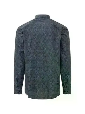 Etro Roma Paisley-print Shirt - Blue