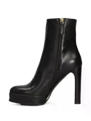 CHANTAL Platform Leather Ankle Boots