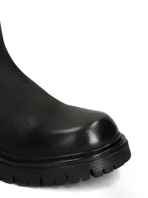 Elena Iachi Leather Combat Boots