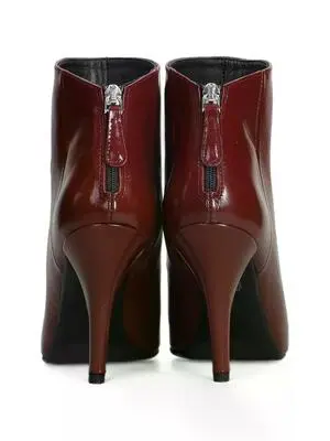 CHANTAL Pointed-toe Leather Ankle Boots