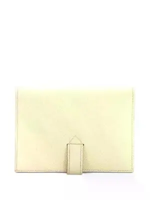 Hermès New H Passant Wallet Epsom Compact Small Wallets Yellow