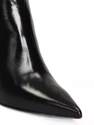 CHANTAL Pointed-toe Leather Ankle Boots