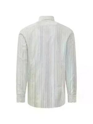 Etro Roma Logo-embroidered Striped Shirt