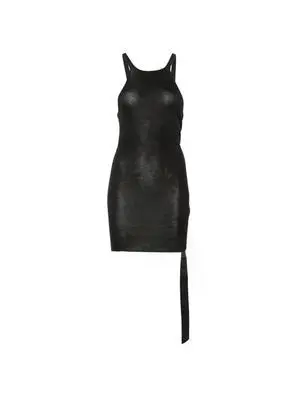 Rick Owens Racer-back Cotton Top - Black