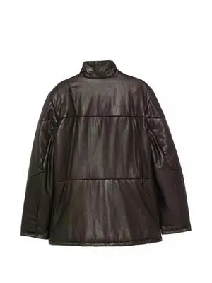 SERGIO MORETTI FIRENZE Leather Jacket - Brown