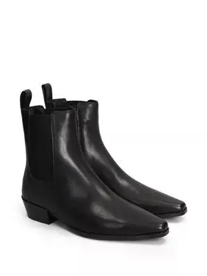 STRATEGIA SHOES Pointed-toe Ankle Boots - Black