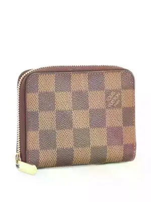 LOUIS VUITTON Zippy Coin Purse Damier Pouch