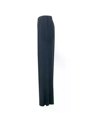 Emporio Armani Crepe Gabardine Trousers - Blue