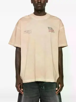 REPRESENT Graphic-print Distressed T-shirt