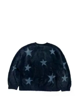 ONETEASPOON Star-motif Fluffy Sweater