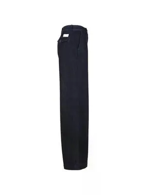 NINE:INTHE:MORNING Fiamma Wide-leg Jeans - Blue
