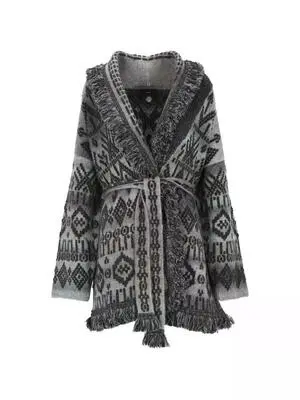 ALANUI Time To Shine Patterned-jacquard Cardigan